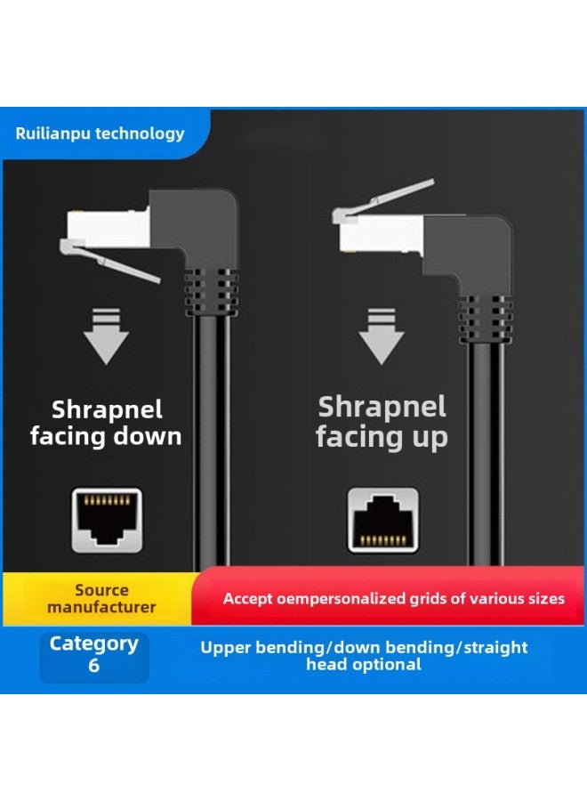 Generic Manufacturers CAT6 Six Types Of Network Cable Elbow Network ...