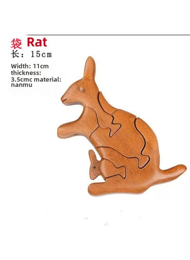 Generic 12 Zodiac Luban Lock Building Blocks Removable Luban Full Set ...