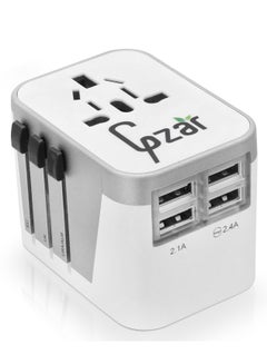 Gzar Gzar Universal Travel Adapter All in One International Power Fast ...