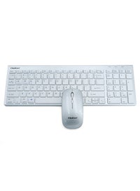 ElieKen Wireless Keyboard Mouse Combo,Compact Full Size Wireless ...