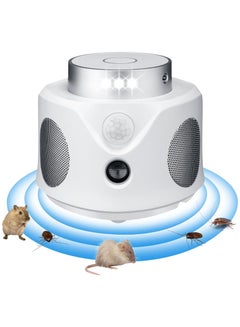 Generic 4-in-1 ultrasonic rat repellent device with nine LED colors KSA ...