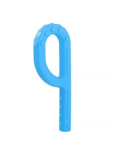 Generic P Shaped Chewy Tube, Blue Color Chewing Tube, Speech Therapy ...