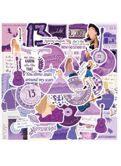 SYOSI Taylor Individual Singer Stickers for Fans, Purple Waterproof ...