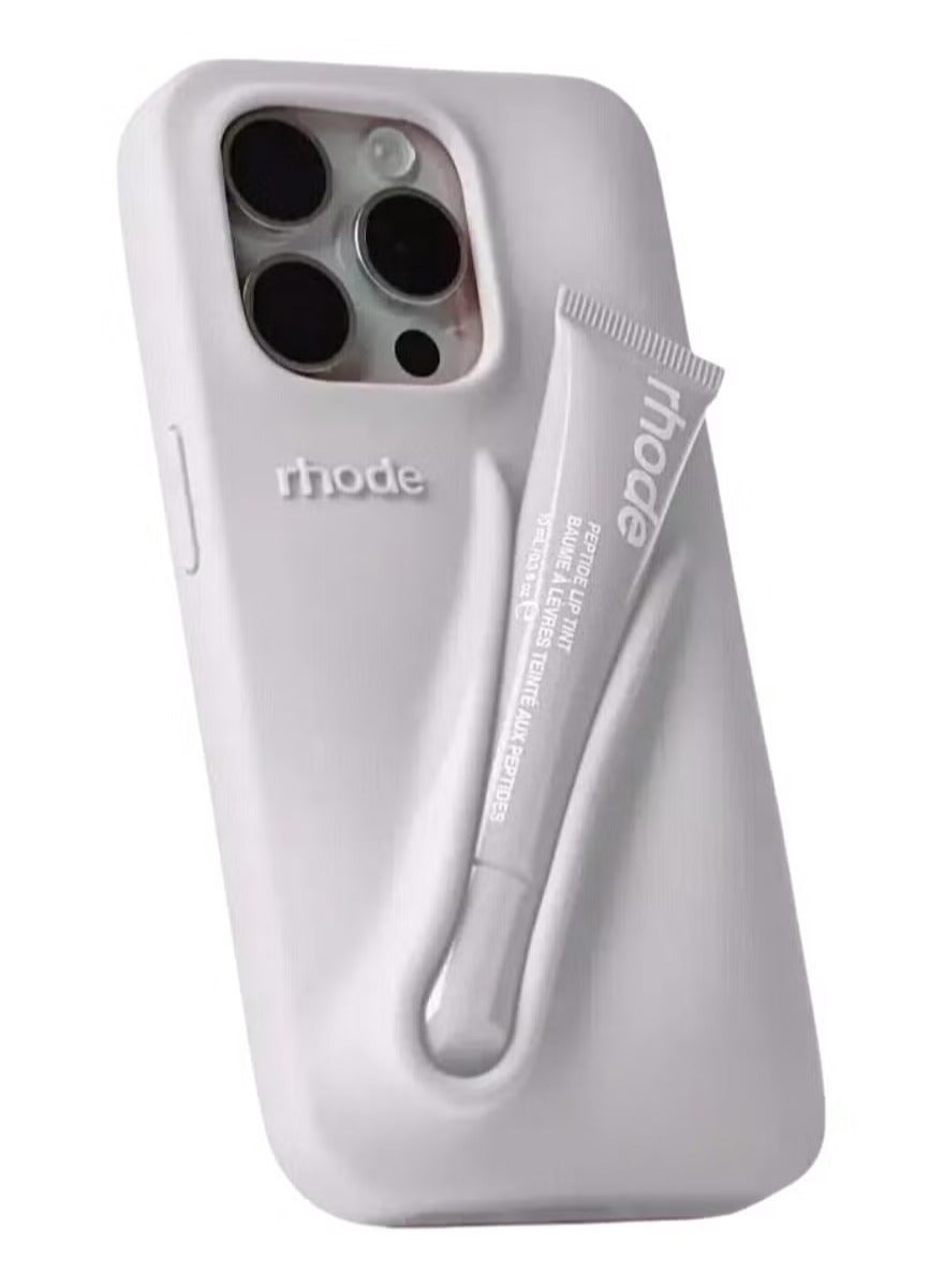 rhode Silicone Lip Holder for Cell Phone, Lip Gloss Adhesive Sleeve for ...