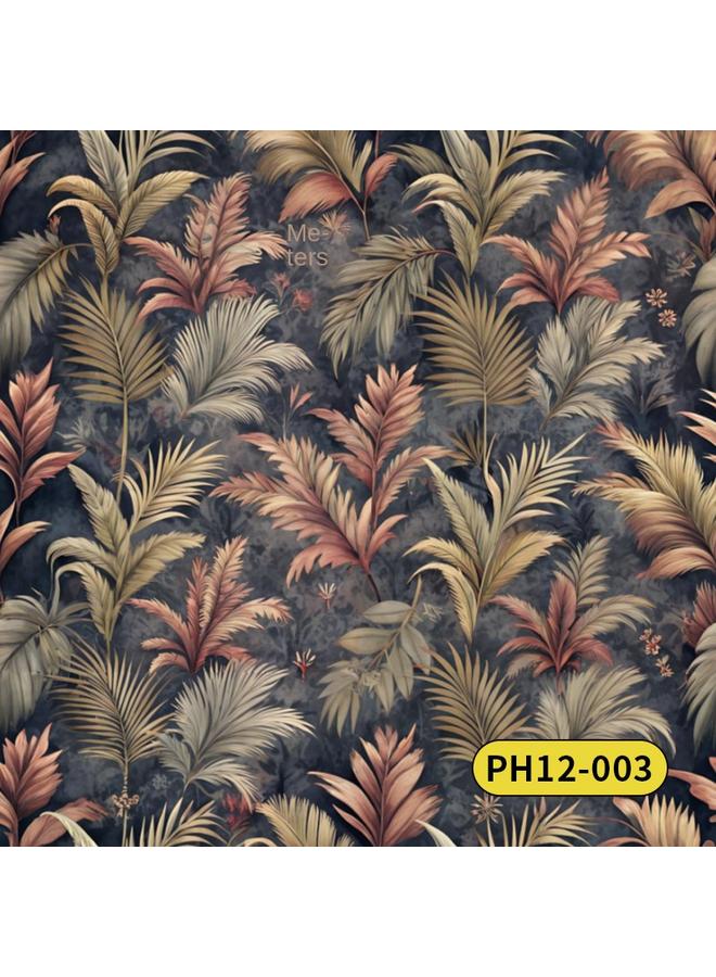 Bluejw Retro American Style Warm Fresh Plant Flower Wallpaper Ins Style ...