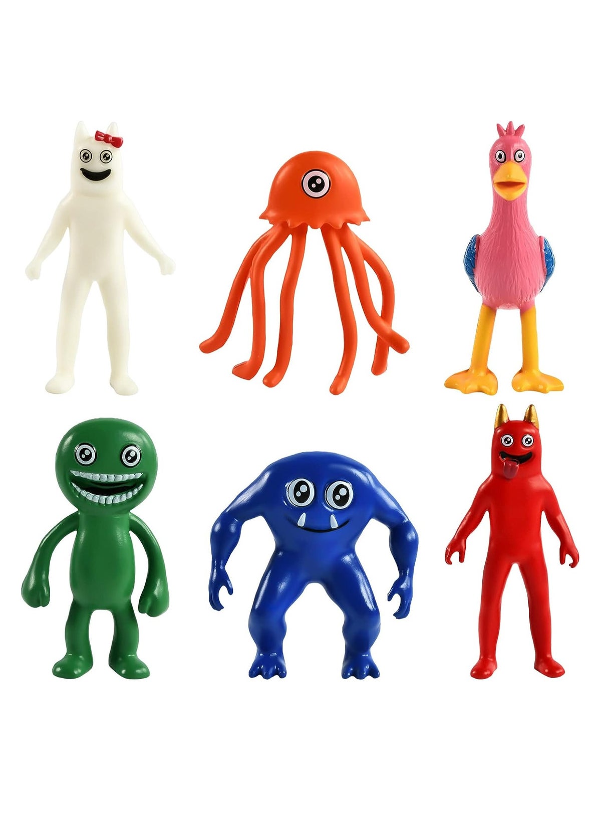 Generic 6-Piece Garten of Banban Action Figures Set Mini Garden Banban ...