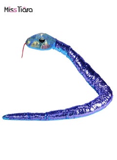 MissTiara Wild Sequin Snake Plush Stuffed Animal Plush Toy Reversible ...