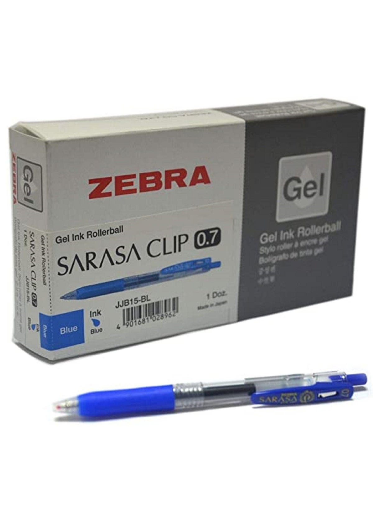 ZEBRA Zebra Sarasa Clip Gel Pen Box of 10 pcs 0.7mm | Best Price UAE ...