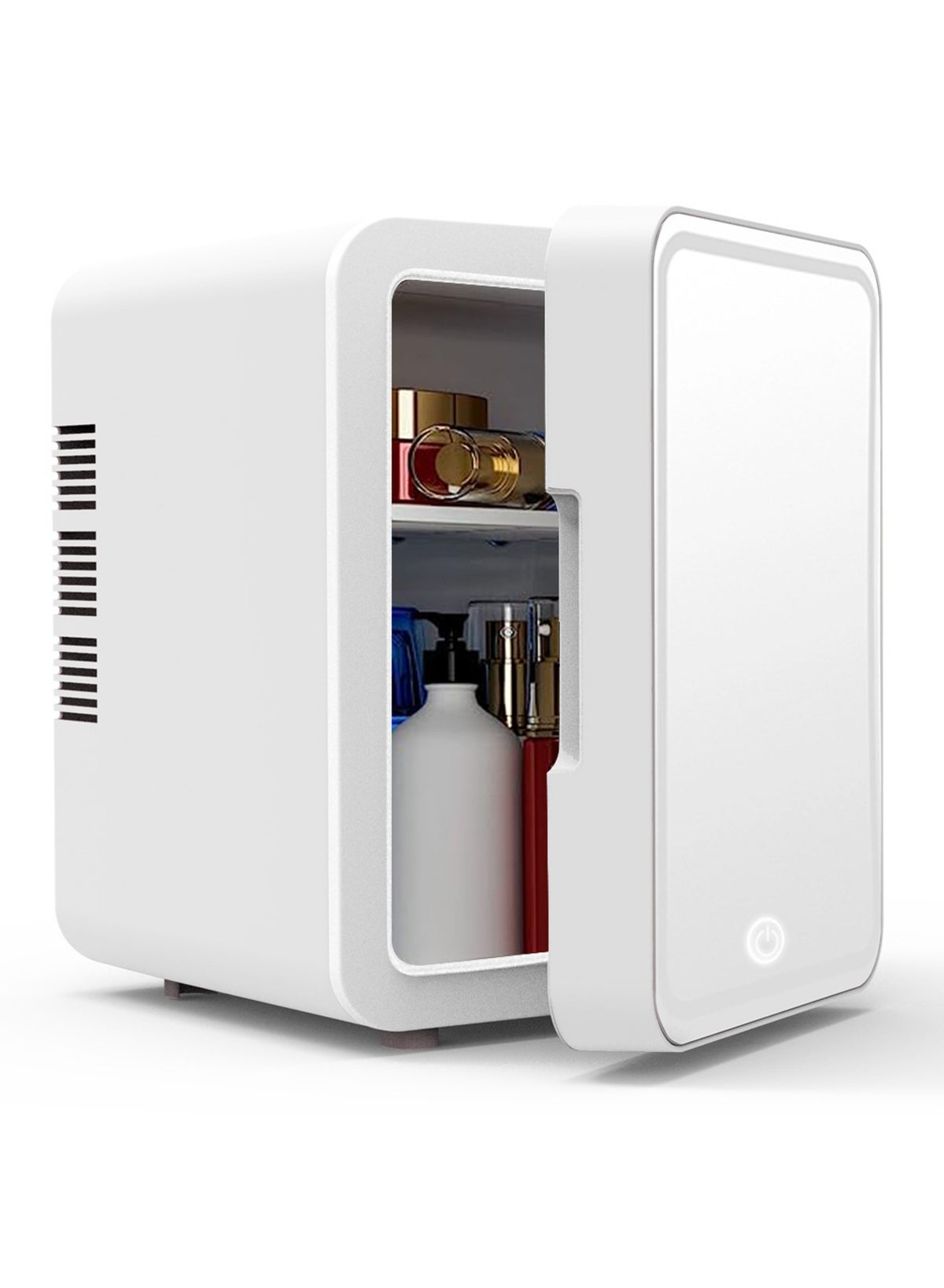 Jourvent 6L Mini Fridge Cooler & Warmer with Dimmable LED Mirror ...