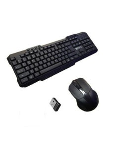 Zero Zero ZR-5608 Wireless Keyboard and Mouse Black | Best Price Egypt | Cairo, Giza