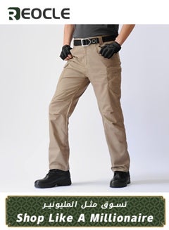 REOCLE Men's Tactical Pants Lightweight Performance Pants with Multi ...