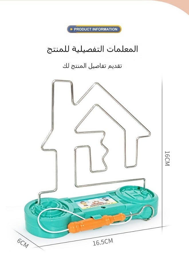 Generic Buzz Wire Game Electric Collision Toy | Concentration Exercises ...