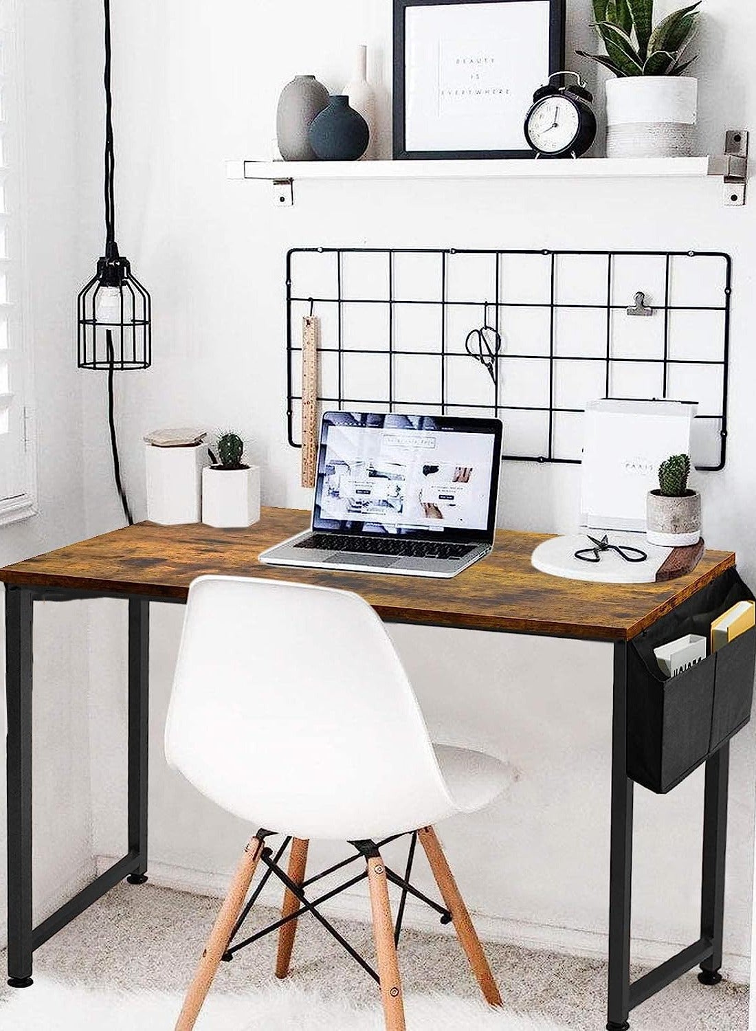 CityRiya-Long Computer Desk 100cm Home Office Computer Desk Writing ...