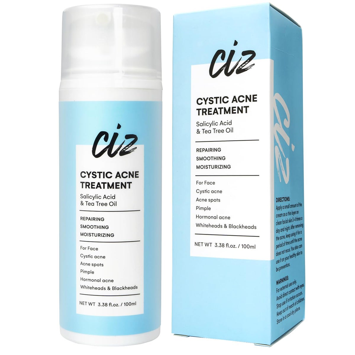 CIZ Cystic Acne Spot Treatment for Face Cystic Hormonal Acne Spot ...