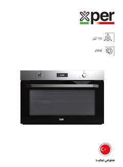XPER Built-in Electric Oven - 89.3 cm - 6 Functions - Fan - Steel ...
