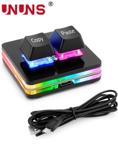 UNUNS Mini 2-Key OSU Keypad,Hotswap Mechanical Keyboards,Red-axis ...