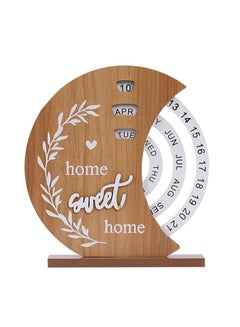 General Timeless Calendar, Timeless Wood Wall Calendar, Manual Rotating ...