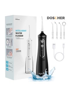 DOSCHER Water Flosser Portable Dental Oral Irrigator With 4 Modes for ...