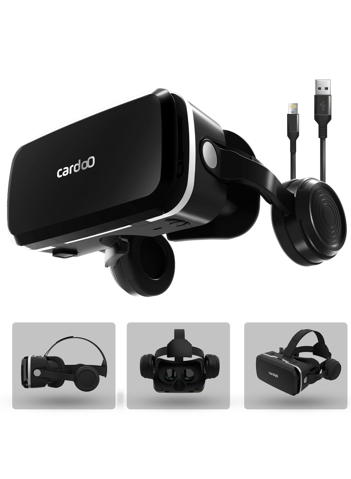 cardoo CardoO VR Box Pro – Wired VR Headset with Lightning Cable ...
