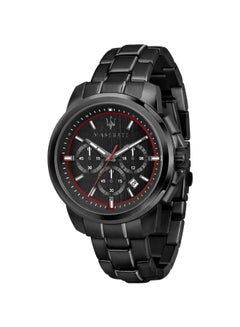 Maserati Maserati Successo Black Dial Chronograph Quartz Mens Watch ...