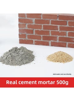 Generic Diy Handmade Brick Building Model Brick House Tile Cement Red ...