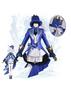 Generic Genshin Impact Furina Upgraded Version Cosplay Costume Outfit ...