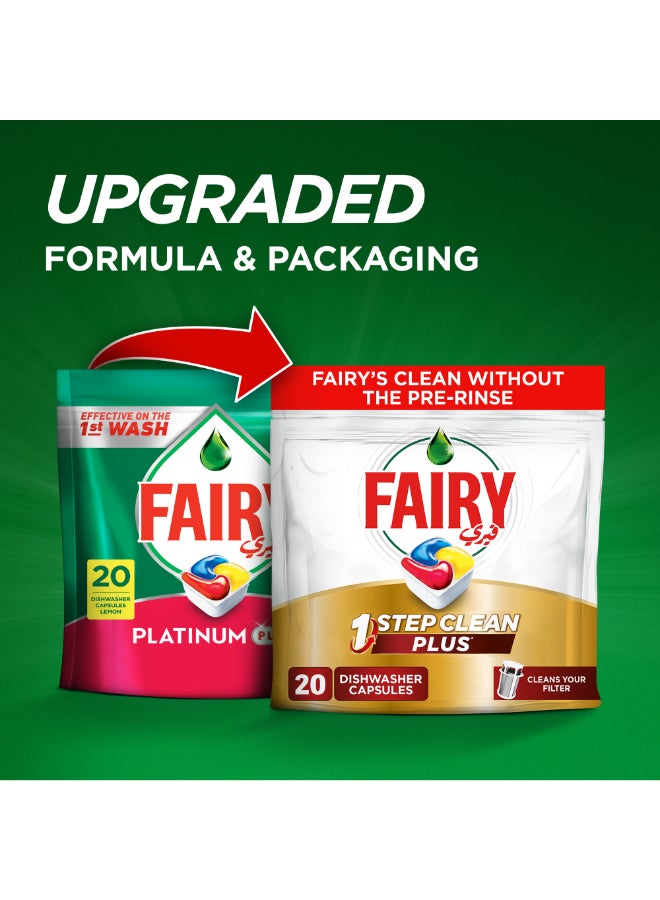 Buy Fairy 1 Step Clean Plus Automatic Diswhasher Tablets Effective ...