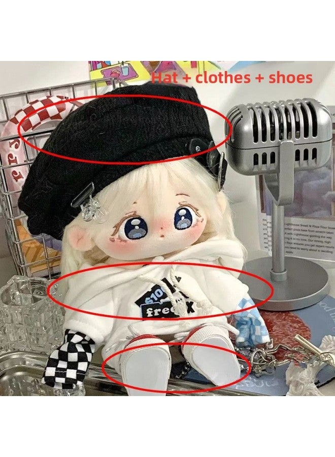 Xiao Xiao Cotton Doll 20cm Naked Baby Fried Hair Girl Baby Non ...