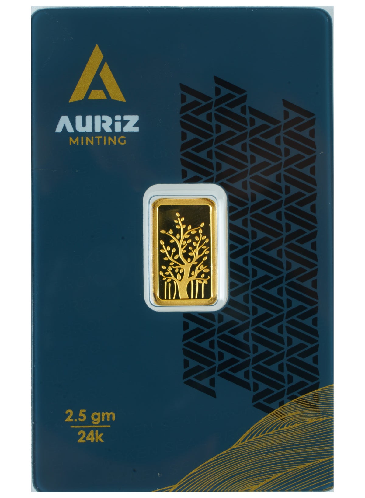 AURIZ MINTING Rizan Jewellery - Auriz Minting 2.5Gm 24K Gold Bar Banyan ...