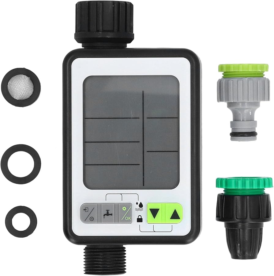 Generic Upgraded Rain Sensor Digital Irrigation Timer Temperature ...