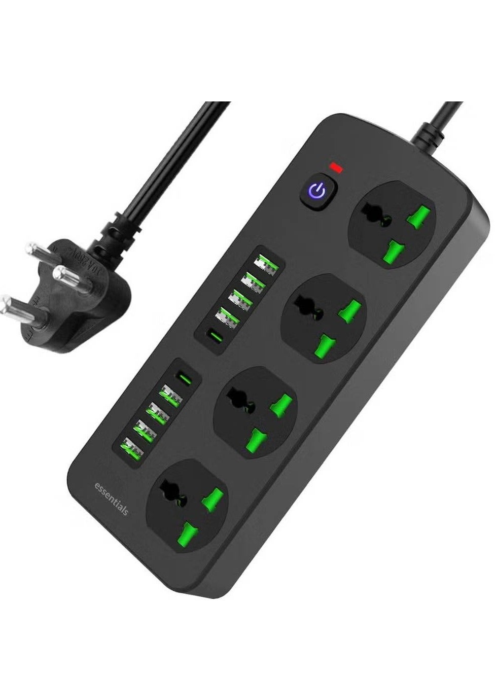 LIXES 8-Port USB Power Extension Board with 2 PD 20W Ports, Cable ...
