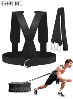 GROIC Outdoor Running Pulling Harness, Tire Pulling Harness with Pull ...