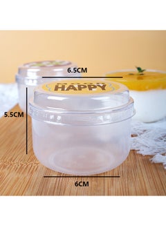 Generic Disposable Fat Pudding Cup Baking With Lid Yogurt Western Point ...