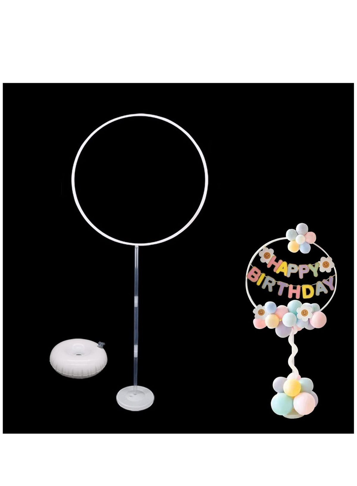 SYOSI Balloon Round Arch Column Stand Flexible Circle Frame Holder DIY ...