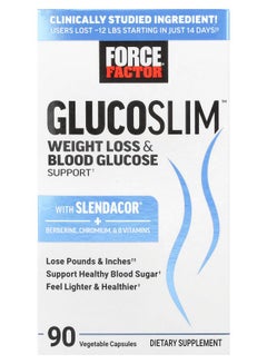 Force Factor Glucoslim™ Weight Loss & Blood Glucose Support 90 ...