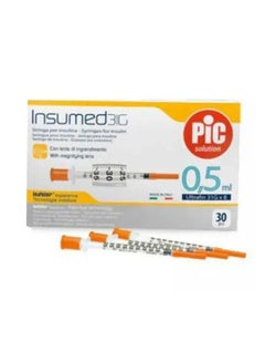 PIC Pic Insumed Insulin Syringe 0.5Ml 30'S UAE | Dubai, Abu Dhabi