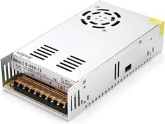 Ata Elektronik 12 Volt 40 Amp Fan Cooled Metal Transformer Transformer ...