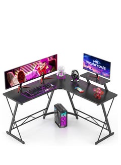 OHAHO L Shaped Computer Desk Gaming Table Corner Desk 50 Inch PC ...