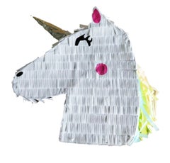 Generic 3D Pinata Assortment for Childrens Birthday Party White Unicorn ...