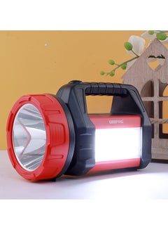 GEEPAS Rechargeable Search Light with Lantern - Hand held LED Torch 10 ...