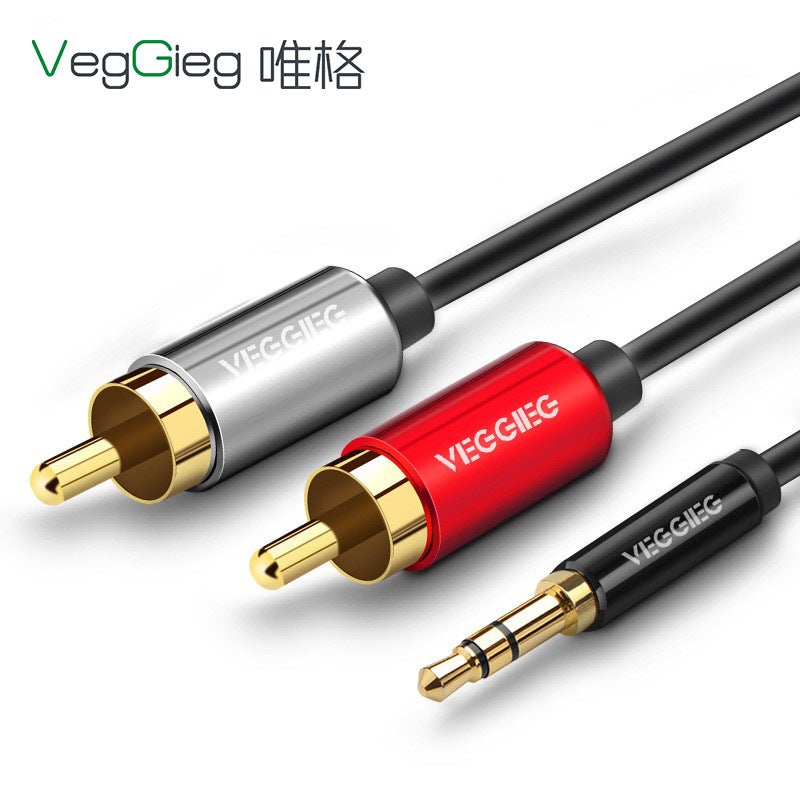 Generic Weige 3.5Mm To Double Lotus Audio Av Cable To Computer Tv Audio ...