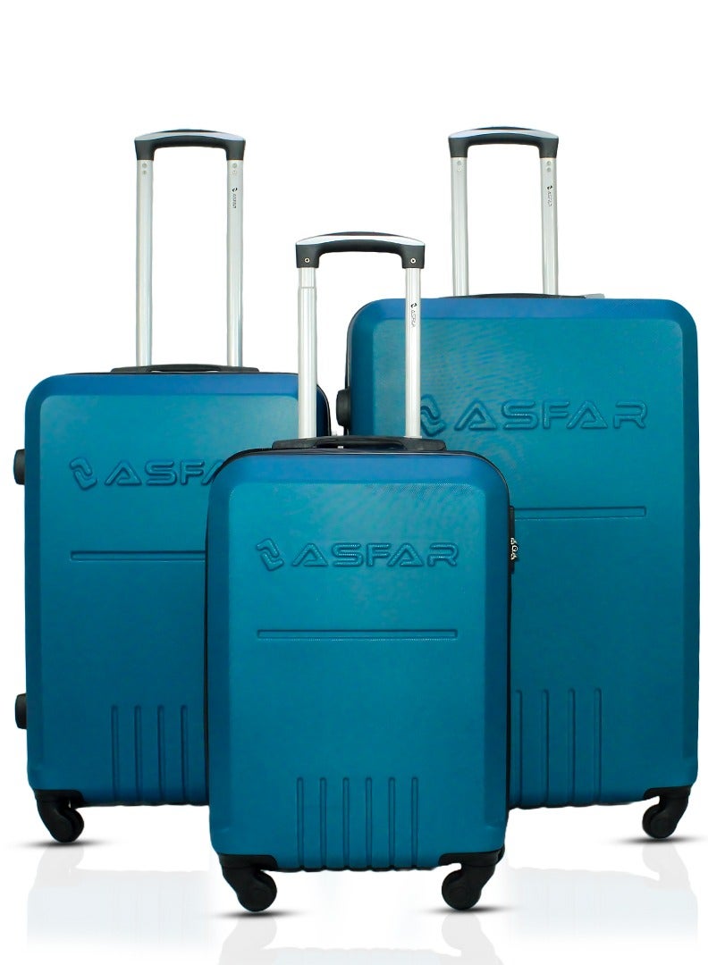 Asfar A-3209-207 Luggage Sets 3 Piece| 20/24/28 -Lt Blue| Hardside ...