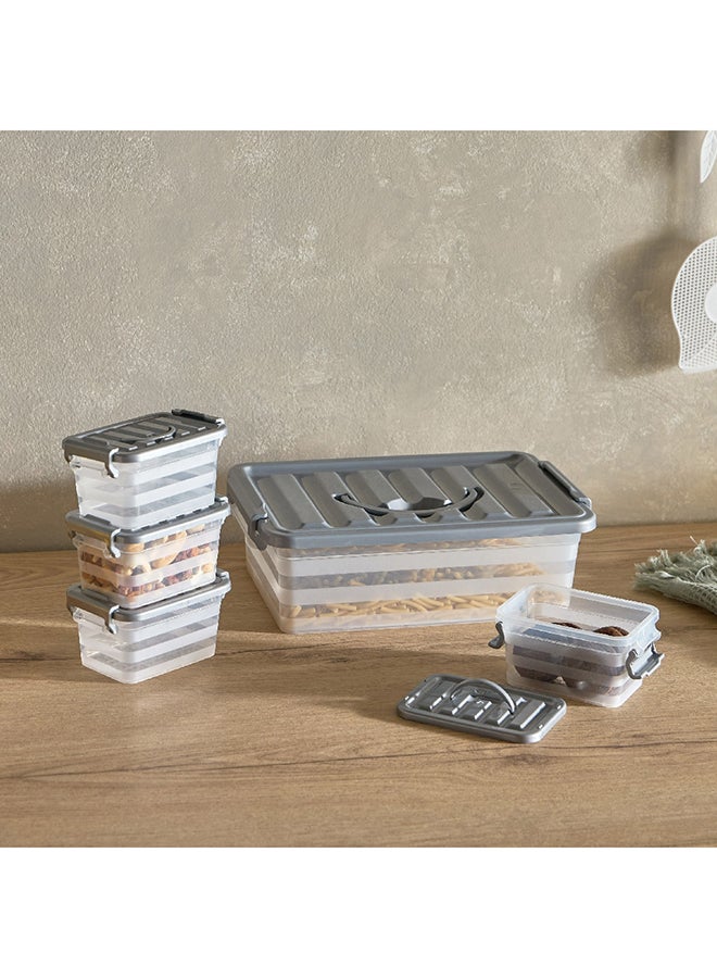 Home Box Mica 5-Piece Clip Lock Container Set 3.8 L | Best Price KSA ...