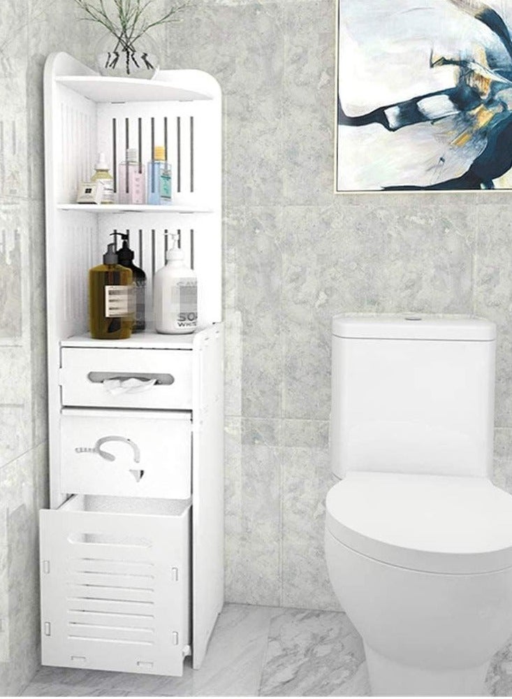 Generic FFD Bathroom Corner Cabinet with Multi-Level Storage ...