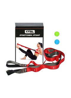 CTRL SPORTS Stretching Strap With Loops - Non Elastic Stretch Band For ...