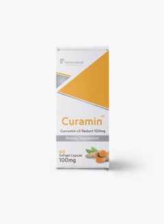 JP Nutraceuticals Curamin Curcmin c3 Reduct 100 mg 60 Softgel Capsules ...