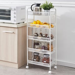Generic Kitchen Storage Rack Floor-Standing Multi-Layer Movable ...
