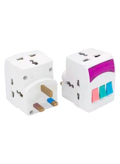 Generic 3Pin Multi Plug Adapter With Individual Switches,Multi Plugs ...