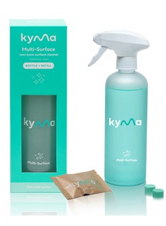 kyma Kyma Multi-Surface Cleaner Single Kit, 1 Refillable Bottle + 1 ...