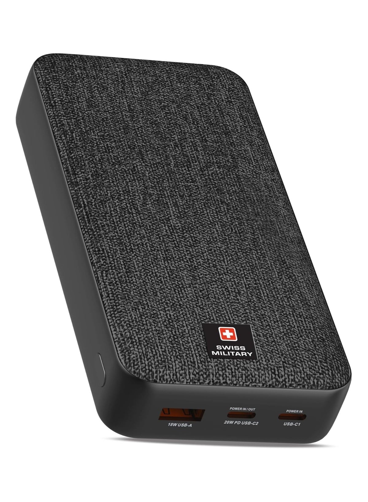 SWISS MILITARY 20000mAh Power Bank (Cable Included) - 20W PD Fast ...